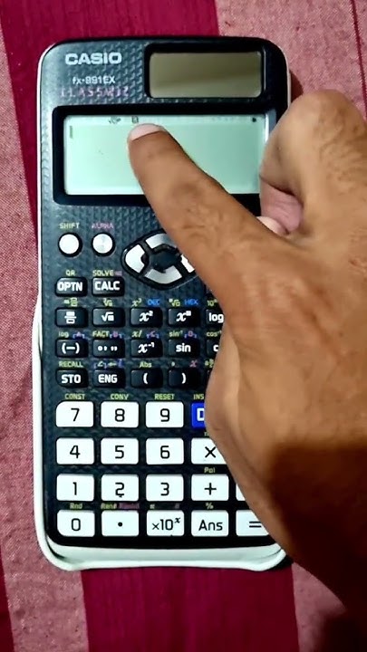 how to use summation notation in casio 991ex calculator # ...