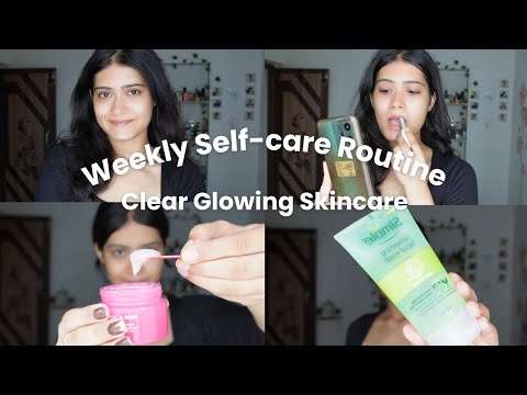 Weekend Cozy Skin Care Routine 🌼 Clear Glowing Skin Routine | Aesthetic ...