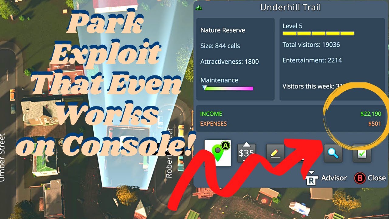 How to Make Money in Cities Skylines with a Park Exploit/Cheat - YouTube