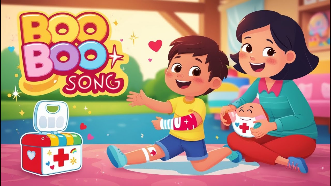 "Boo Boo Song | Fun Healing Song for Kids | Learn and Sing with Us ...