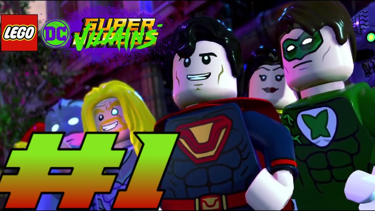 Lego DC Super Villains-Part 1-Prologue & Making the Rookie (Full Game ...