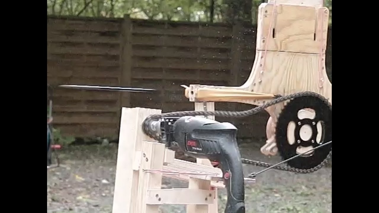 Full Auto. 32 Rounds. Turret Mounted. Home Made. - YouTube