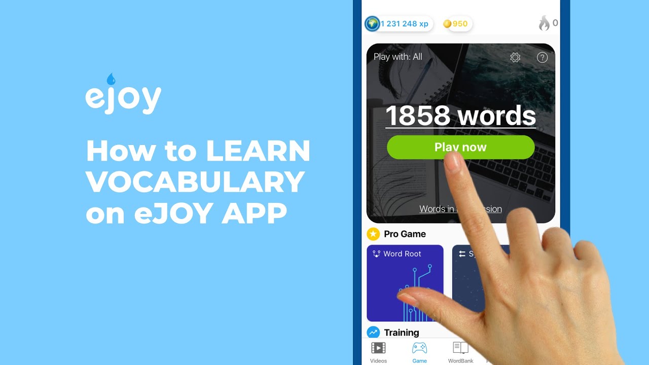 How to Learn Vocabulary on eJOY App - YouTube