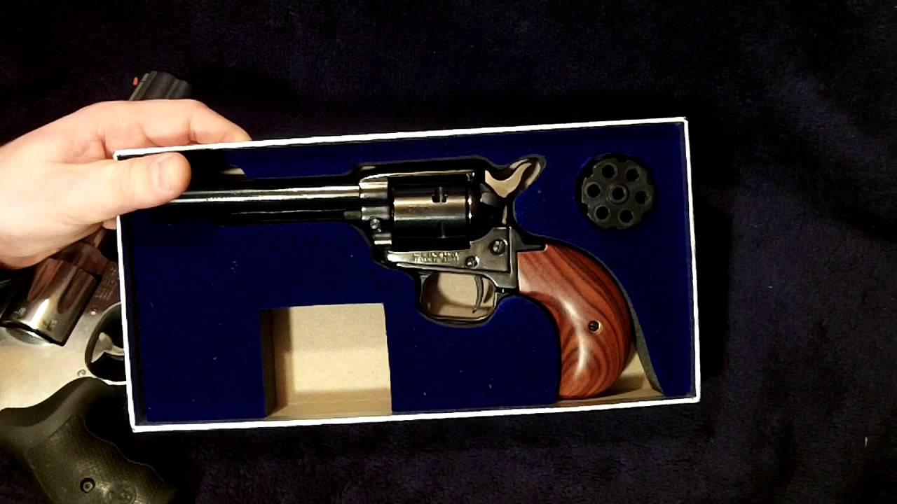 Heritage Birdshead revolver - YouTube