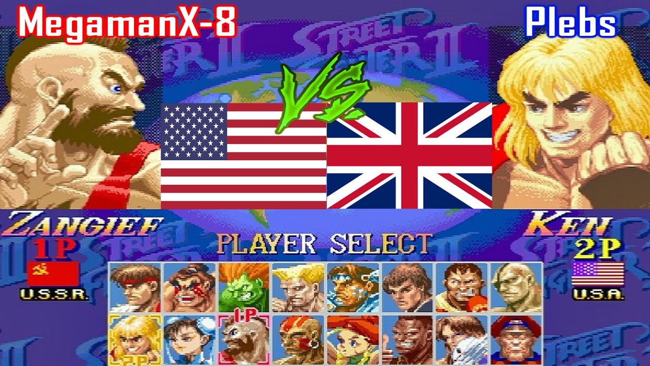 Super Street Fighter II X: Grand Master Challenge - MegamanX-8 vs Plebs ...