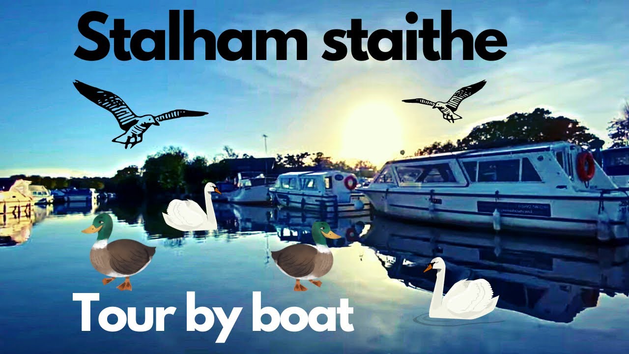 Stalham staithe Norfolk broads tour by boat out of season wildlife ...