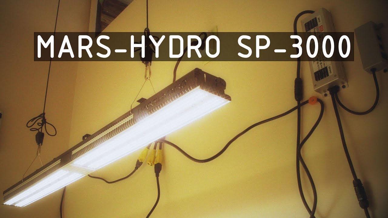 Mars-Hydro SP-3000 LED Grow Light Product Spotlight - YouTube