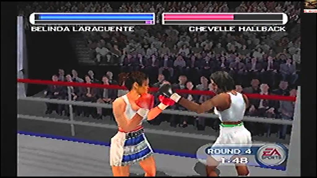 EA Sports Knockout Kings Belinda Laracuente vs Chevelle Hallback - YouTube