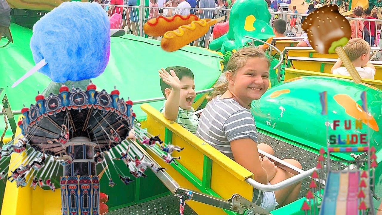 Family Fun Day At The Fair 🎡with Fun and Crazy Family! - YouTube