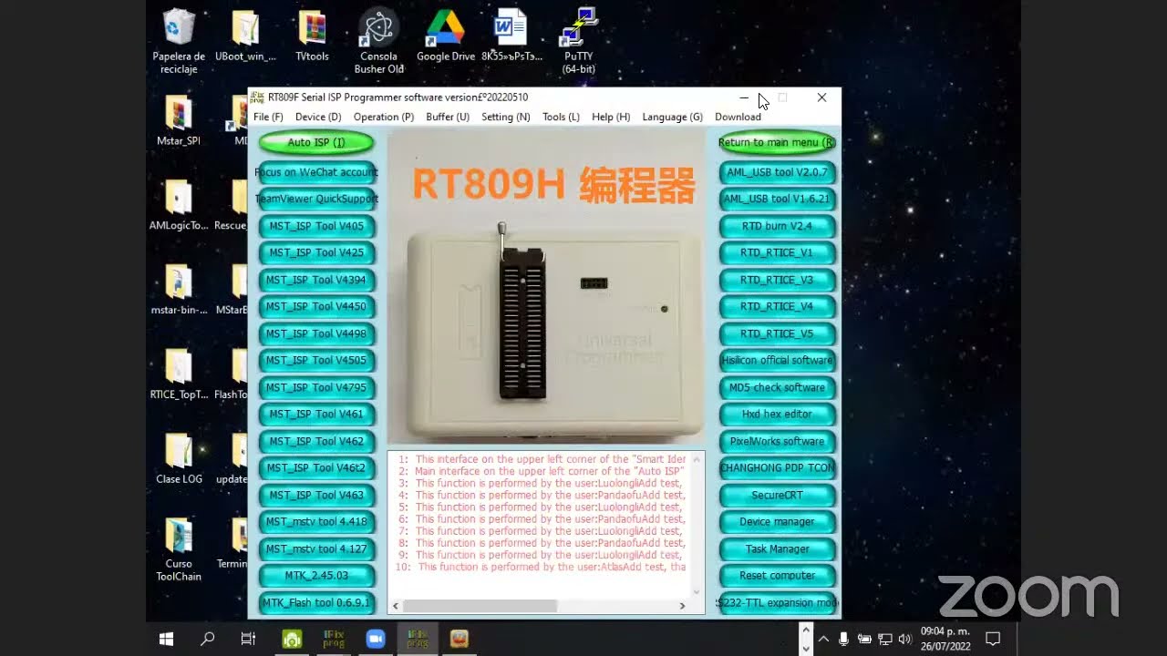 Curso RT809H-TOOLCHAIN REPARACIÓN DE MAIN CHINAS bushers - YouTube