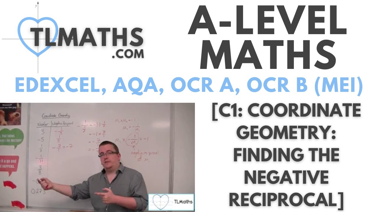 A-Level Maths: C1-12 [Coordinate Geometry: Finding the Negative ...