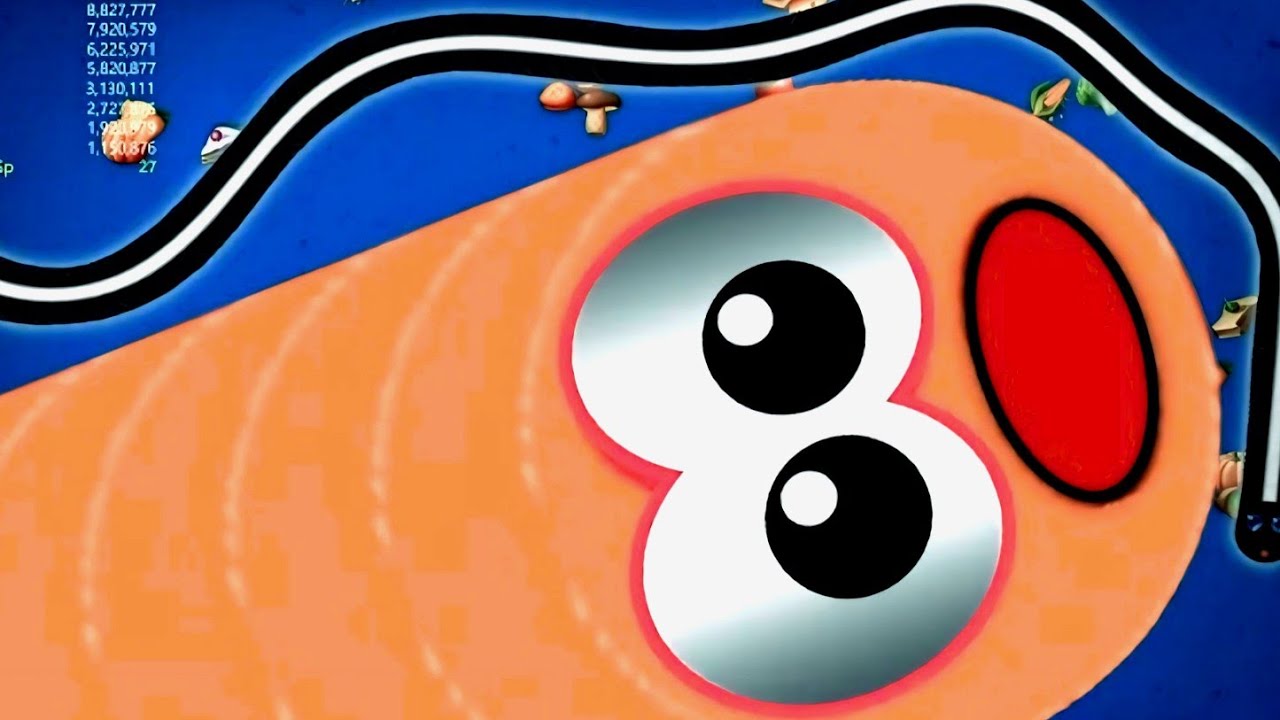 WORMS ZONE.IO RANK-1 MY NEW HIGH SCORE | BIGGEST SLITHER SNAKE - YouTube