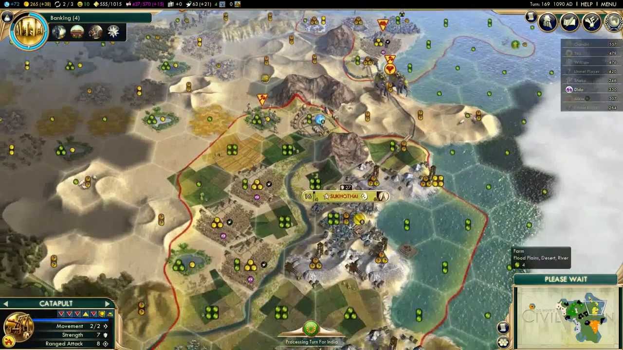 Civilization 5 gameplay and commentary - YouTube