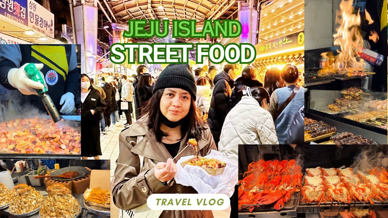 Jeju Island Street Food | Jeju Island Travel Vlog - YouTube