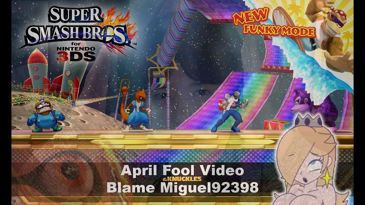 An April Fool Video - Super Smash Bros 3DS Mod #69.420noscope - YouTube