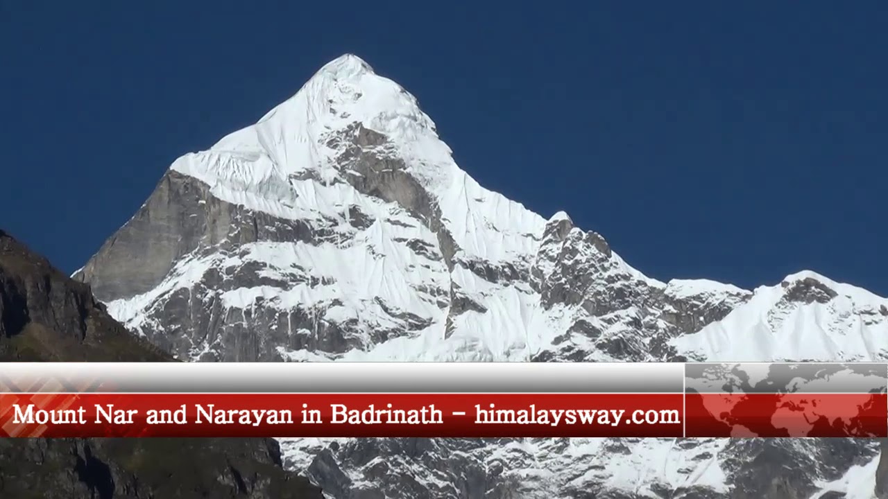 Nar andNarayan Mountain in Badrinath himalaysway com - YouTube