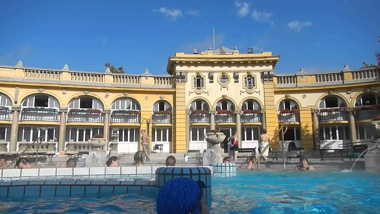 Tour of Széchenyi Thermal Bath and Swimming Pool in Budapest, Hungary ...