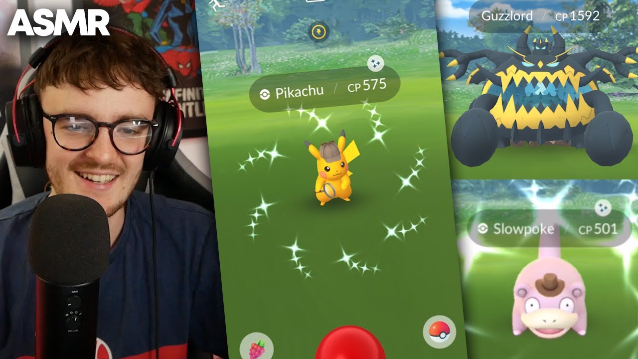 ASMR Pokemon Go | Detective Pikachu Returns Event! (Whispered) - YouTube