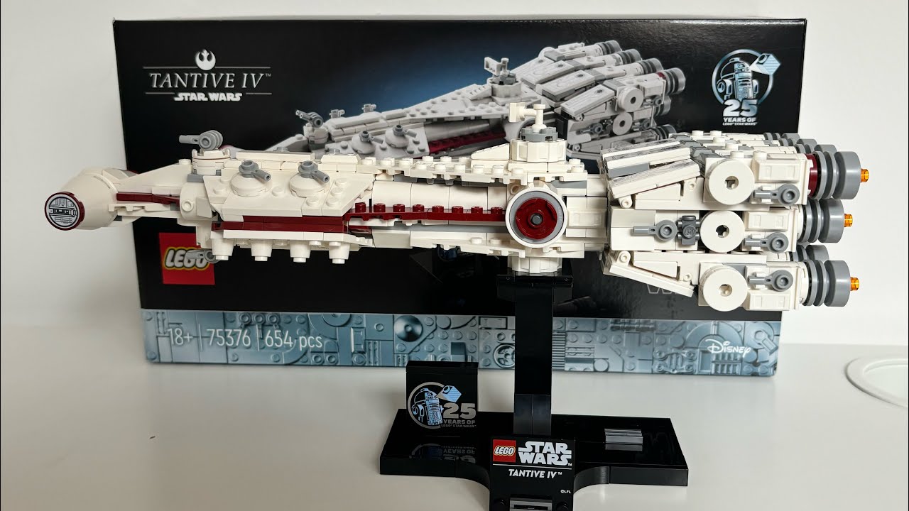 TANTIVE IV 75376 LEGO STAR WARS MID SCALE (STARSHIP COLLECTION) - YouTube
