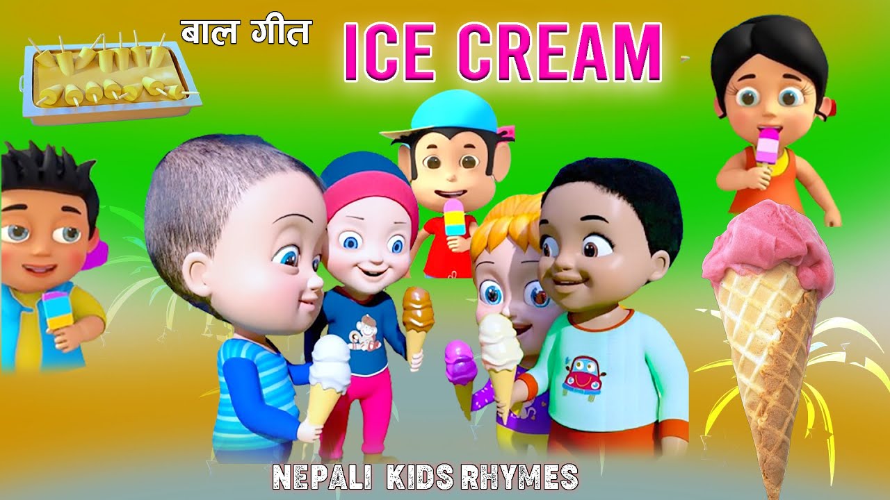 Nursery Rhymes|Popular Rhymes For Kids|Ice Cream|Famous Rhymes|Baby ...