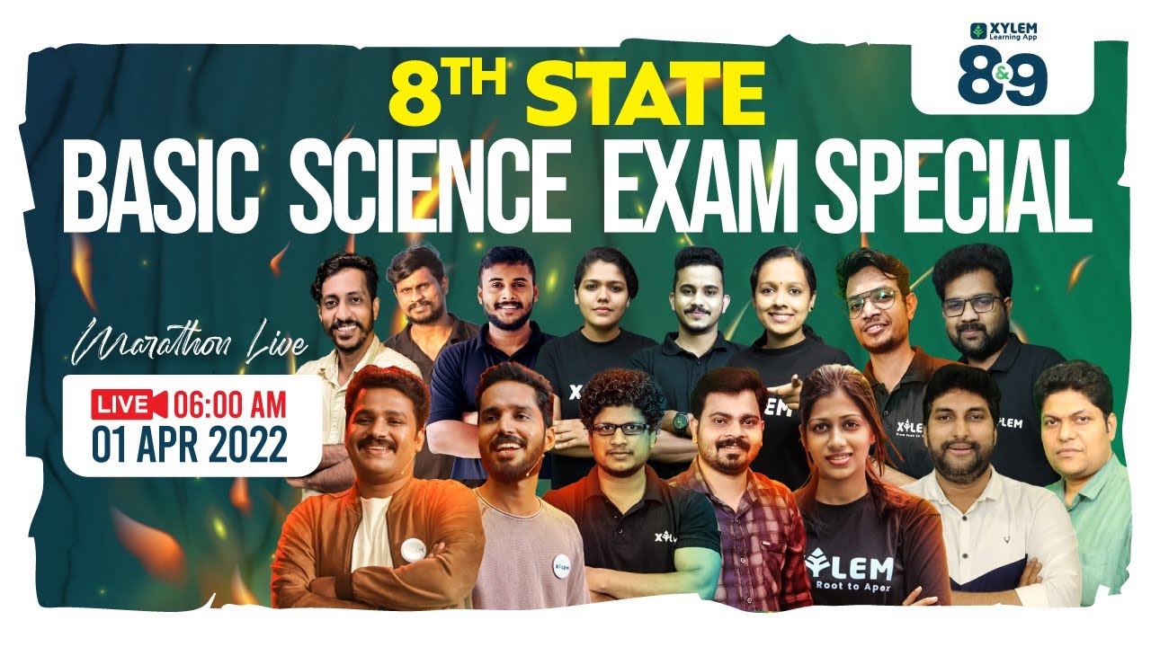 8TH CLASS BASIC SCIENCE | EXAM SPECIAL LIVE💫 - STD 8 | XYLEM LEARNING ...