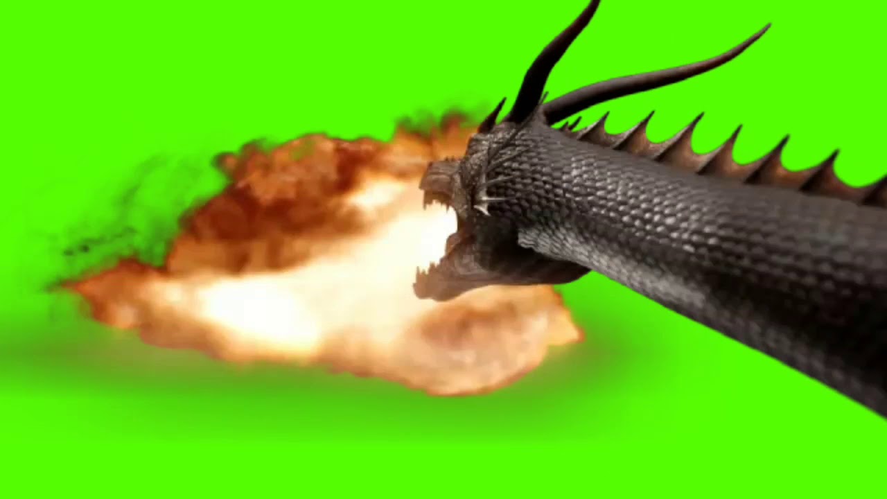 DRAGON EFFECT GREEN SCREEN - YouTube
