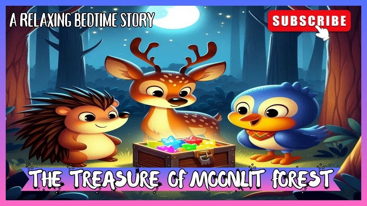 Enchanting Children's Tale: The Treasure of Moonlit Forest - YouTube