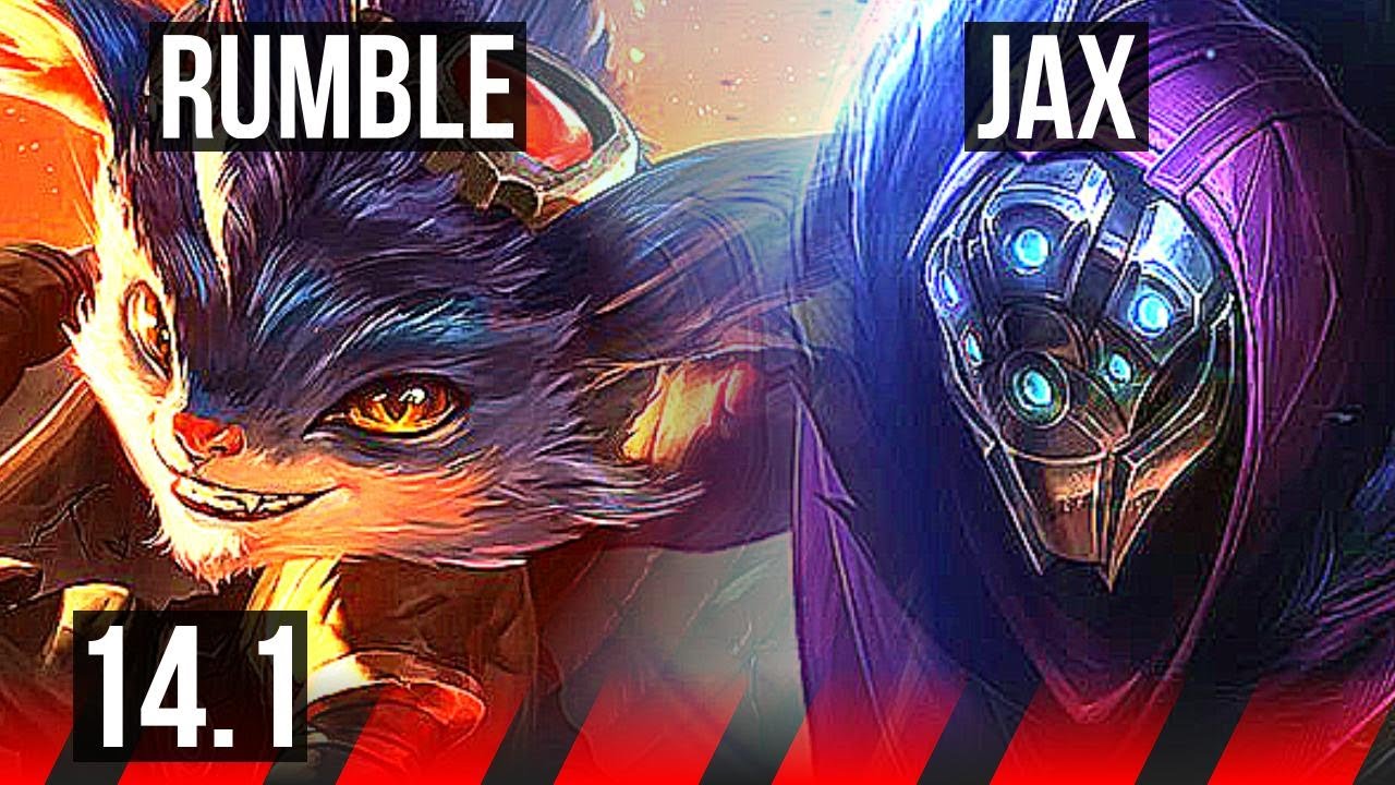 RUMBLE vs JAX (TOP) | 7 solo kills, 9/2/3, Rank 11 Rumble | KR ...