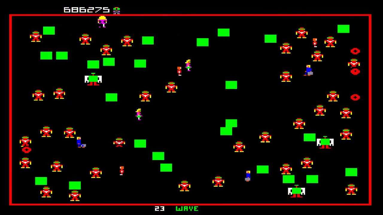 MAME World Record: Robotron [Solid Blue Label] TGTS 813,500 - YouTube