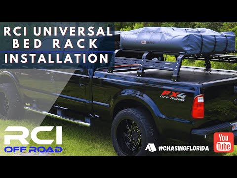 RCI Adjustable Rack Installation Ford F-250 Roll-N-Lock Tonneau - YouTube