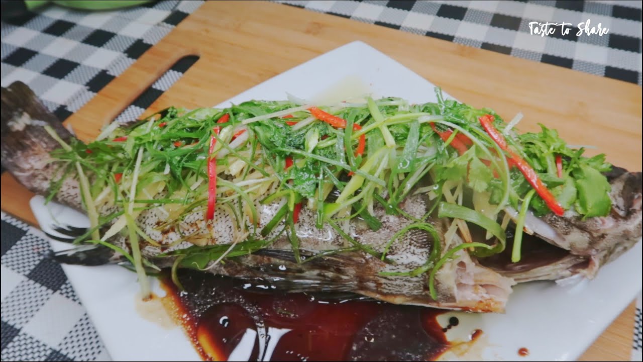 STEAMED FISH with Ginger & Green Onions | PAMPASWERTE DAW ANG LUTO NA ...