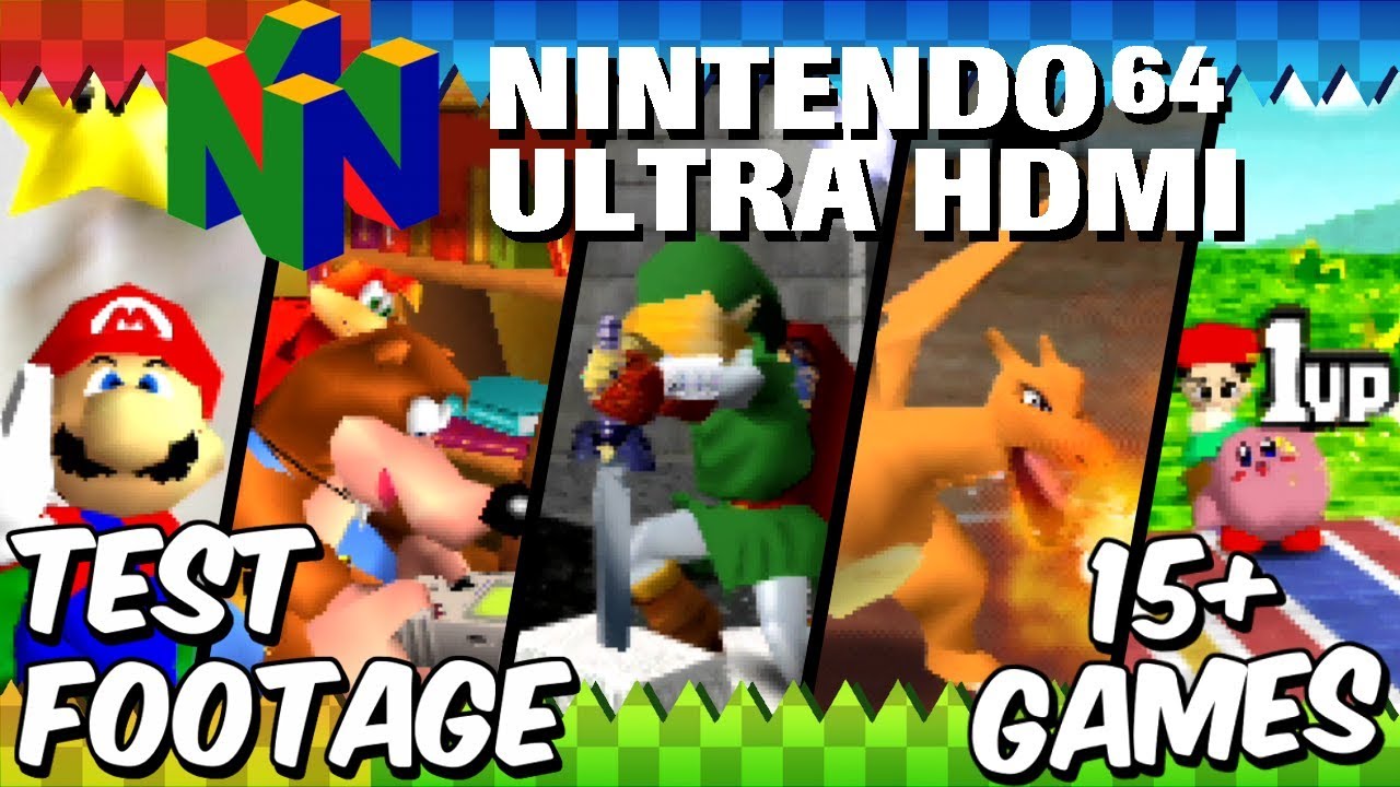 ULTRA HDMI Nintendo 64 Tests | 15+ Different Games - YouTube