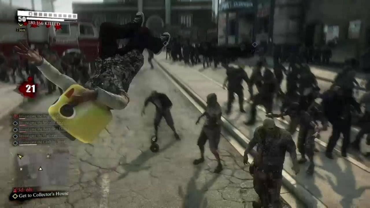Dead Rising 3 - Crazy Flipping In The Air!!! (Insane Car Collision ...
