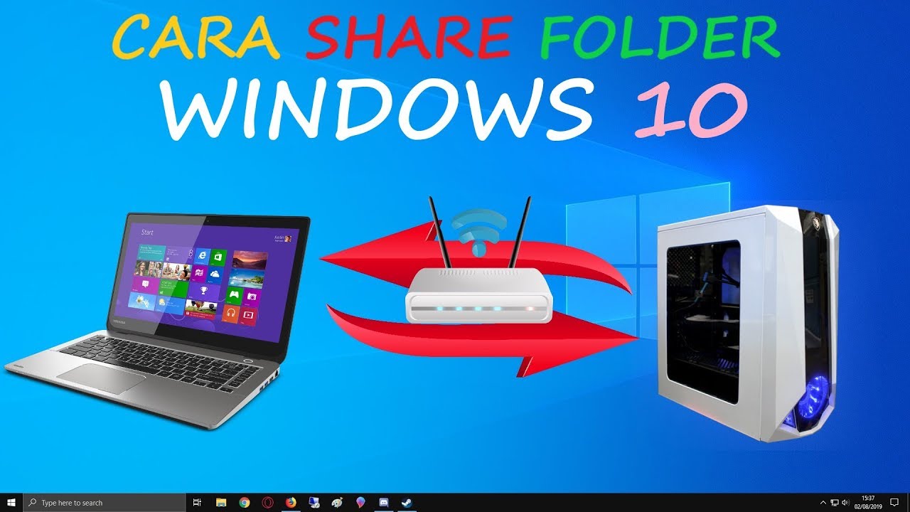 Cara Share File / Folder di Windows 10 - YouTube