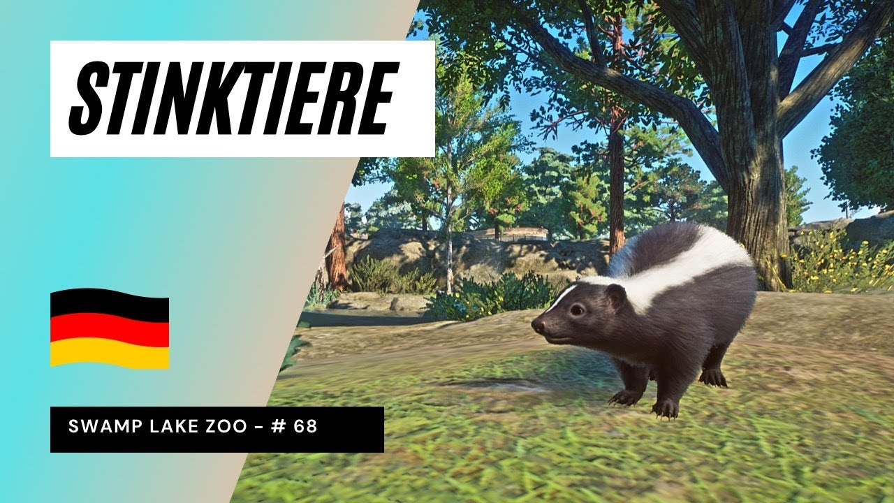 Swamp Lake Zoo Ep. 68 | Stinktiere | Speed Build | Planet Zoo - YouTube