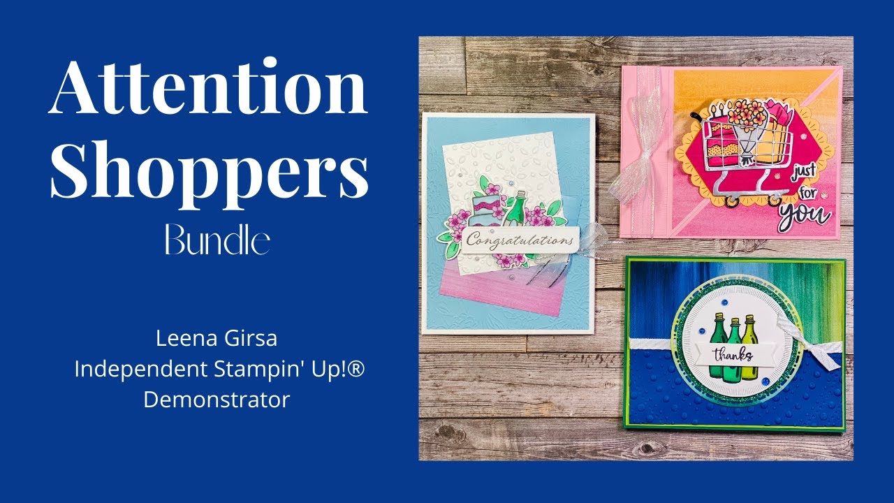 Three FUN Ideas for the Attention Shoppers Bundle by Stampin’ Up ...
