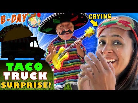 BEST TACO TRUCK in the WORLD! EMOTIONAL MOM - 30th Birthday Surprise (FV Family Vlog)