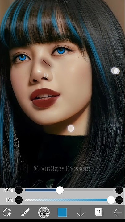 Blackpink Lisa Smudge Edit ibisPaintX Tutorial || #blackpink #lisa #edit #ibispaintx #smudge ...