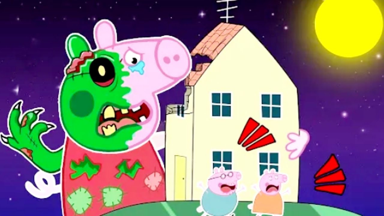 How Peppa pig turns into a Zombie? Peppa Pig X Roblox Funny Animation ...