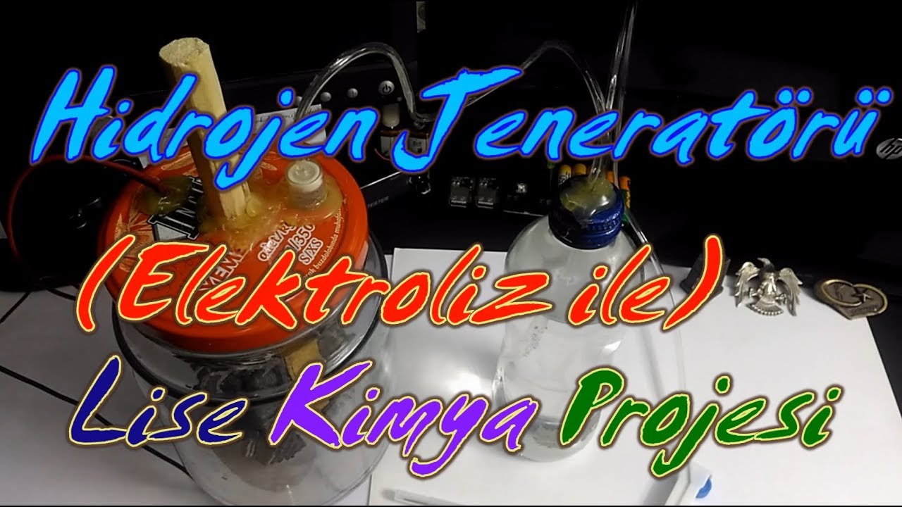 Hidrojen Jeneratörü (Elektrolizle üretim) [Lise Kimya projesi] - YouTube