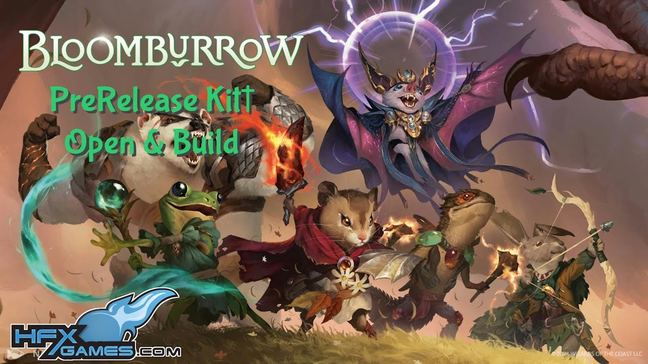 Bloomburrow PreRelease Kit Opening and Build - YouTube