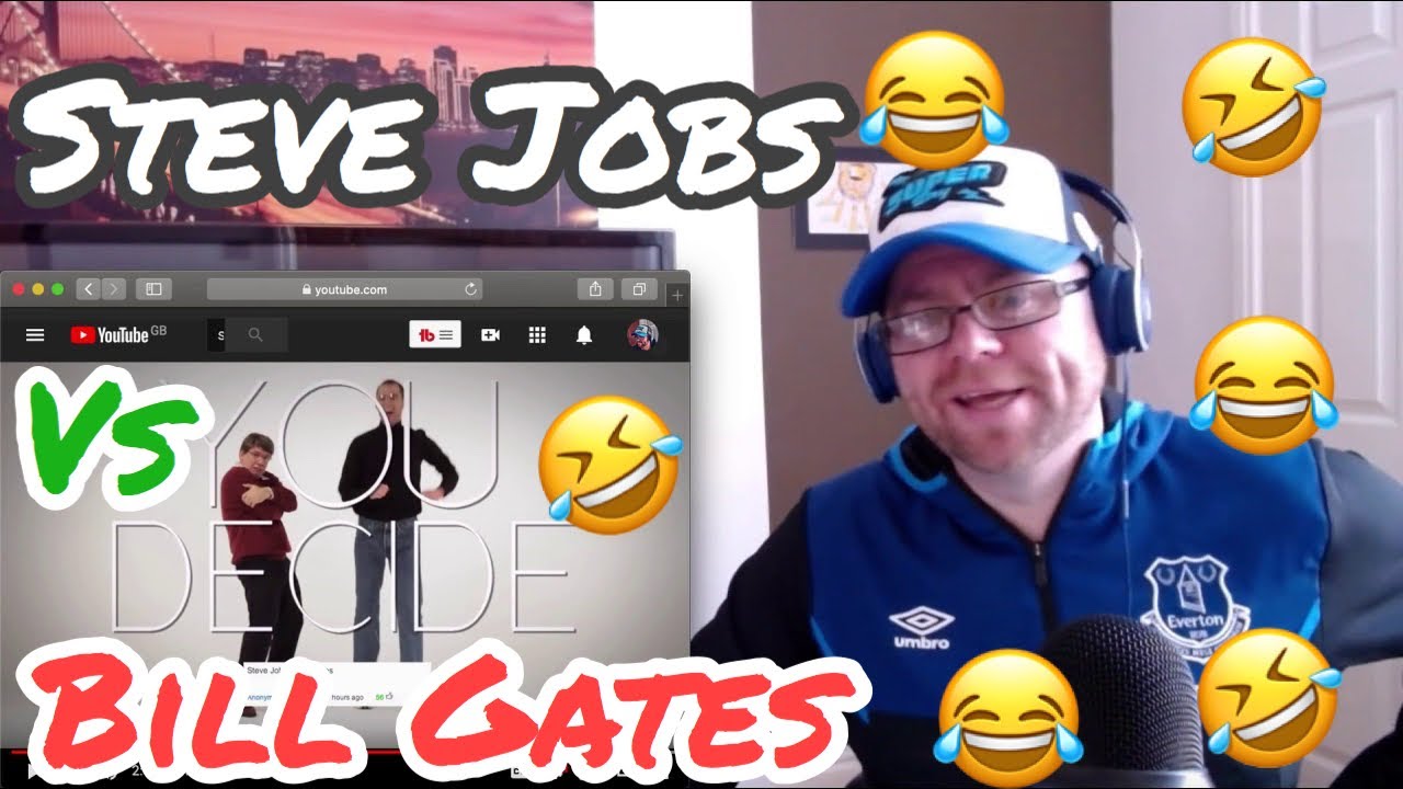 Steve Jobs vs Bill Gates. Epic Rap Battles of History (Reaction) - YouTube