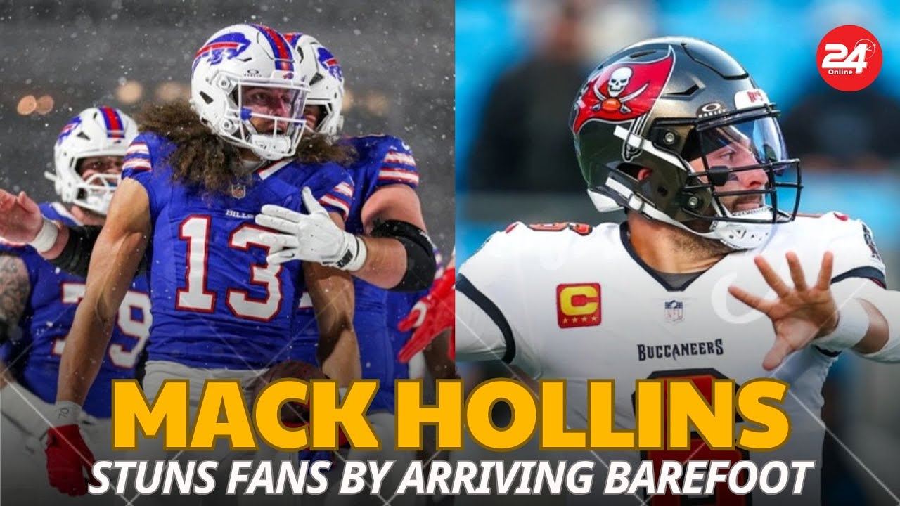 Mack Hollins Stuns Fans by Arriving Barefoot in 23 Inches of Snow for ...