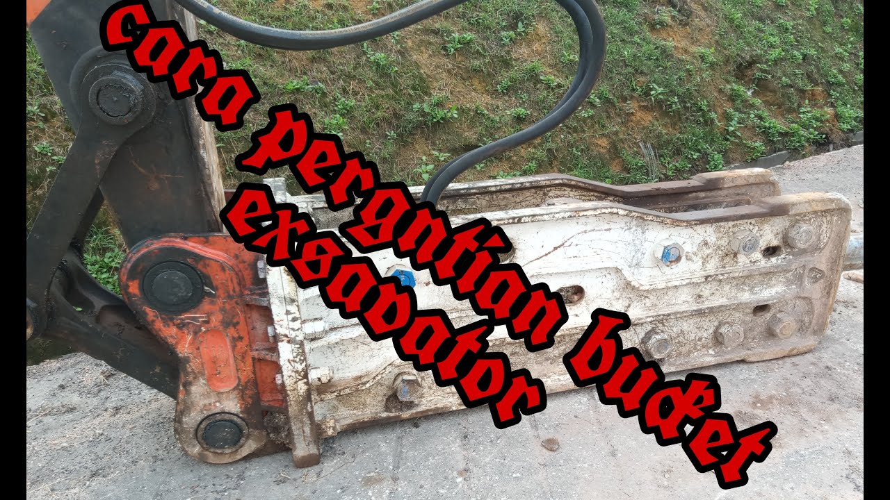 Cara pergantian bucket exsavator - YouTube