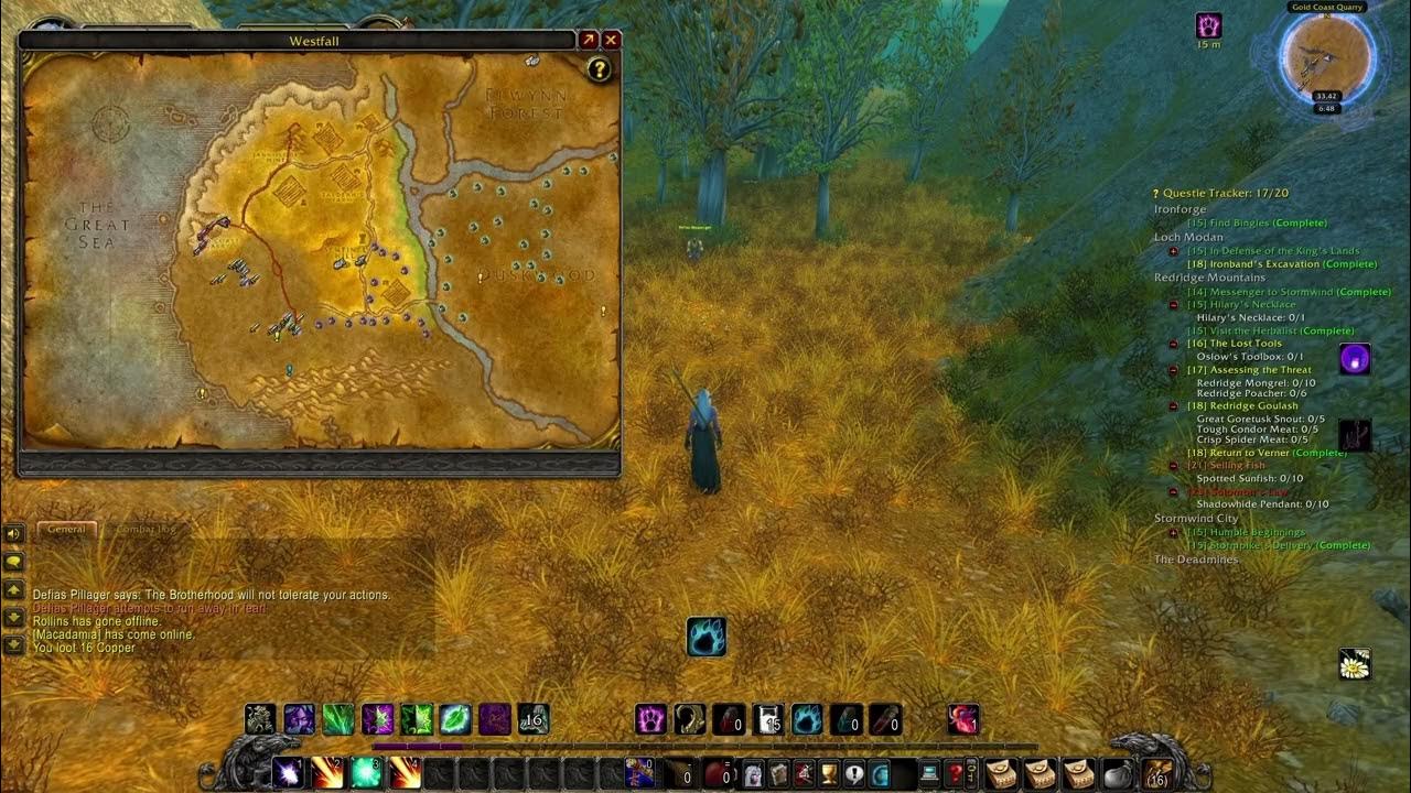 The Defias Brotherhood Defias Messenger Spot 2 Wow Quest Sod World Of Warcraft Classic