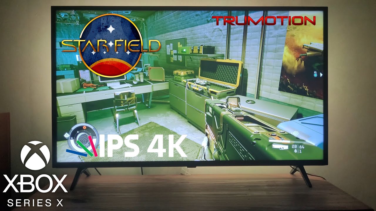 STARFIELD 60FPS Interpolation Xbox Series X Gameplay (LG TV 4K) - YouTube