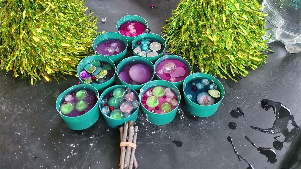 Magic color changing Oobleck! A Christmas science experiment! - YouTube