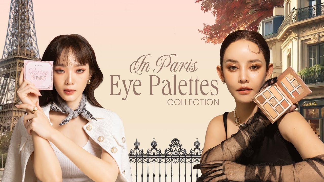 Grand Opening : JOVINA In paris Eye Palettes Collection 2024 #โจวีน่า ...
