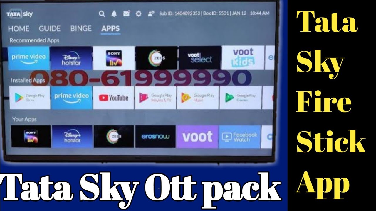Tata Sky Ott Package || Tata Sky Bings app || Tata Sky Bings Package ...