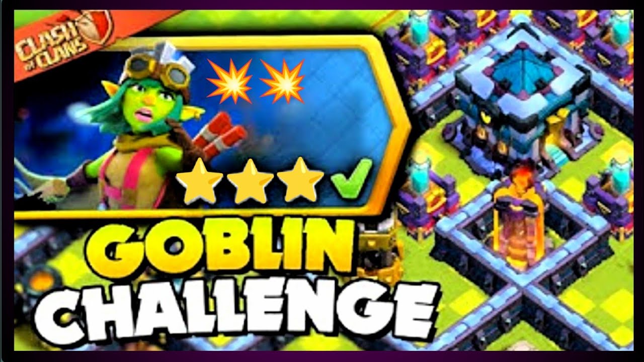 Goblin Queen Challenge Easily 3 Star With All Spell Swag😱(clash of ...